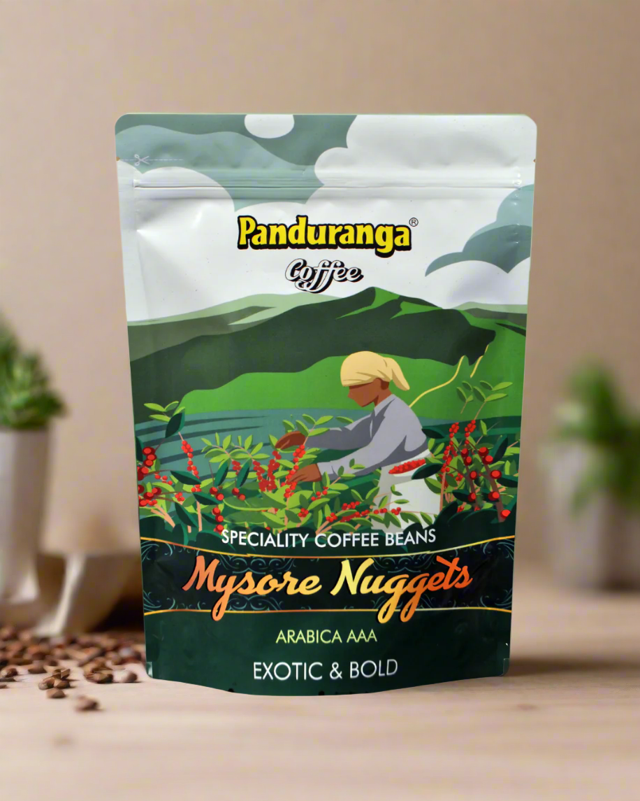 Mysore Nuggets | 100% Arabica AAA Extra Bold Coffee | Panduranga Coffee